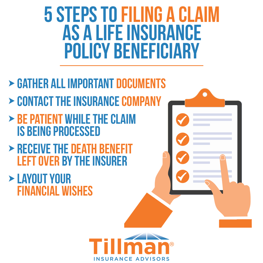5 steps to filing a claim as a life insurance policy beneficiary